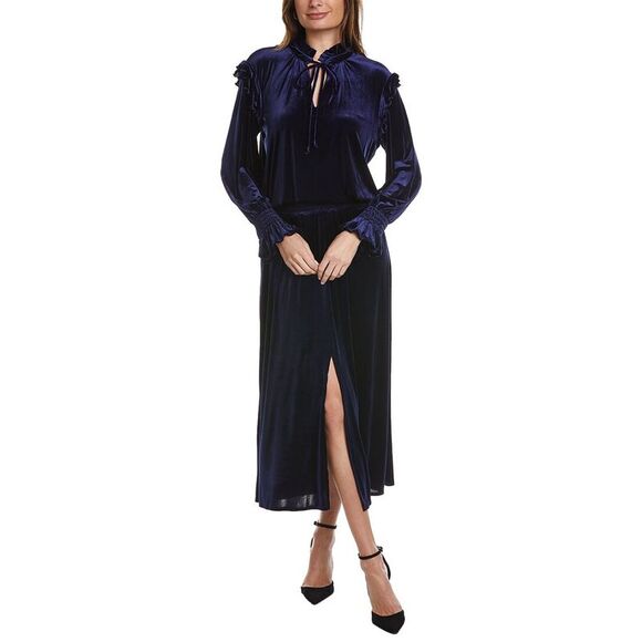 Finley | Dresses | Finley Mary Jane Velvet Maxi Dress | Poshmark